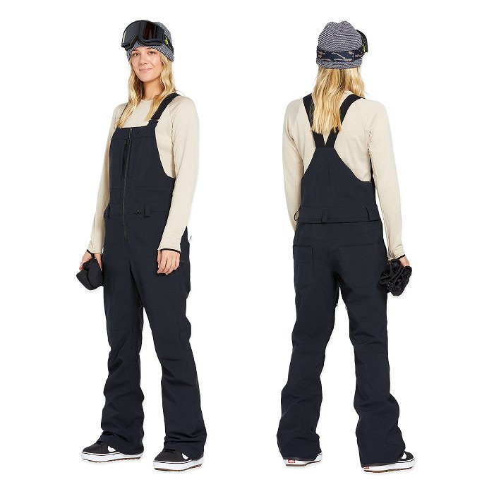 VOLCOM ボルコム SWIFT BIB OVERALL BLK 24-25 ウエア レディース