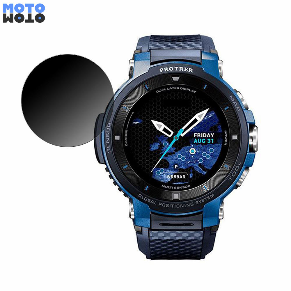 CASIO Smart Outdoor Watch PRO TREK WSD-F30 向けの 360度 覗き見防止 ブルーライトカット 保護 ...