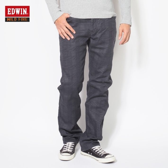 INTERNATIONAL BASIC セール エドウィン 暖パン 403 ウォーム ふつうのストレート 二層構造 保温 ストレッチ (E403WF) メンズファッション ブランド EDWIN ...