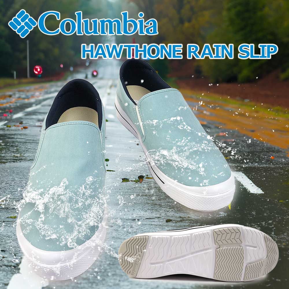 コロンビア 防水 スニーカー ホーソンレイン スリップ YU6542 ウォータープルーフ スリッポン メンズ レディース :clb-yu6542:マイスキップ - 通販 - Yahoo!ショッピング