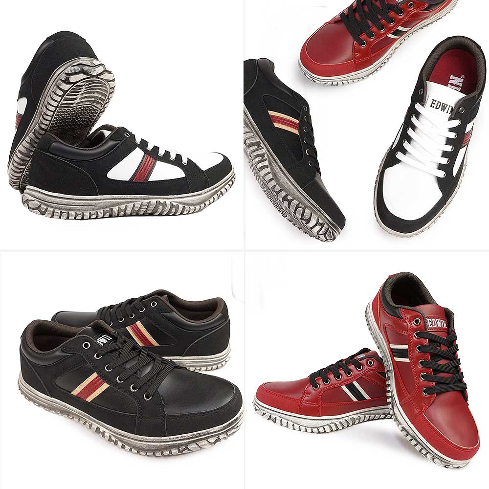 エドウィン スニーカー メンズ 防水 EDM-644 ローカット カジュアルシューズ ビンテージ加工 : edw-edm644 : マイスキップ - 通販 - Yahoo!ショッピング