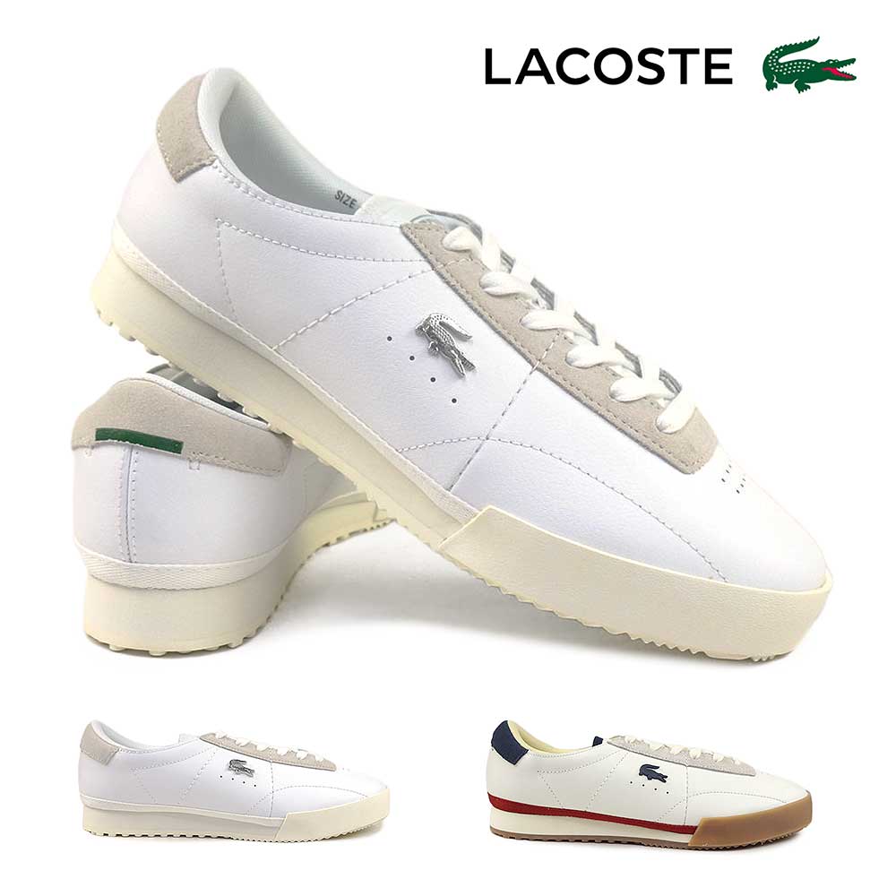 LACOSTE（ラコステ） メンズ スニーカー 靴 白 オーラ 225 SMA