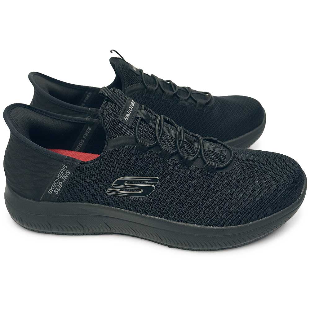 SKECHERS（スケッチャーズ） スリップインズ メンズ スニーカー 200205W 幅広 ワーク サミッツ コルシン スリッポン 25秋冬 ...