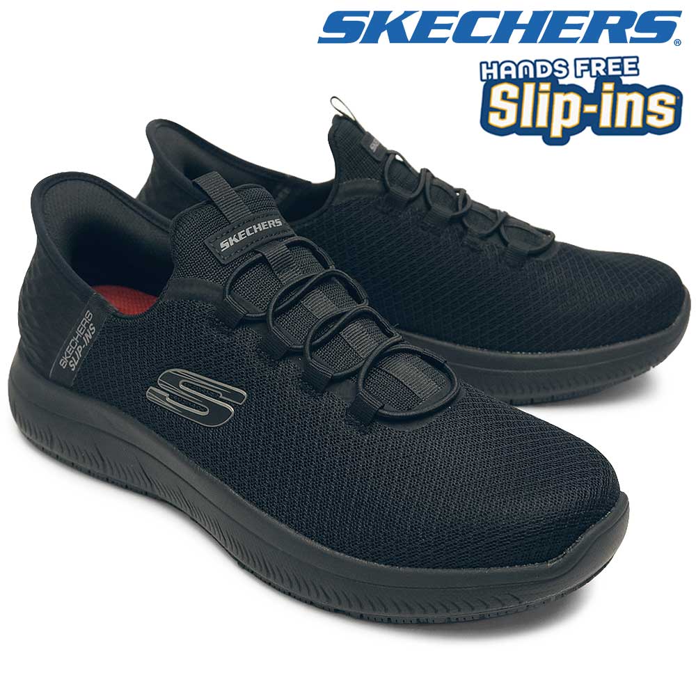 SKECHERS（スケッチャーズ） スリップインズ メンズ スニーカー 200205W 幅広 ワーク サミッツ コルシン スリッポン 25秋冬 ...