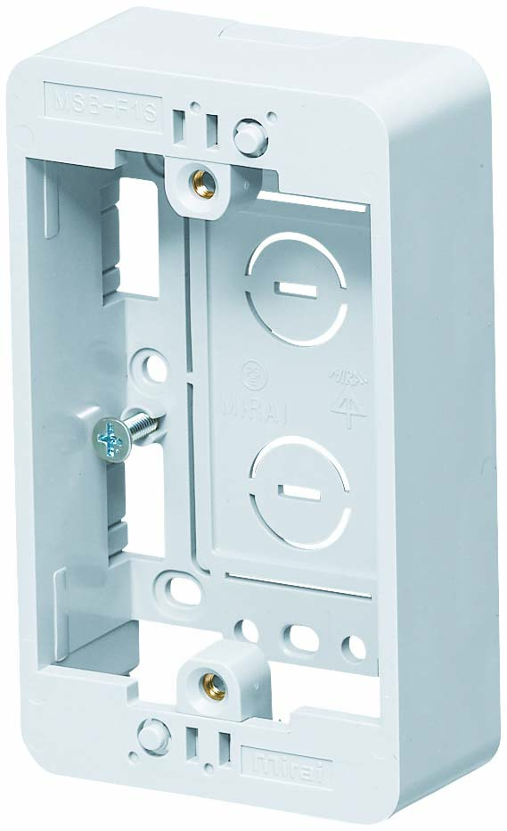 MSB-F1SW 未来 モール用スイッチボックス(Fタイプ)(ホワイト) :MSB-F1SW:タロトデンキ - 通販 - Yahoo!ショッピング