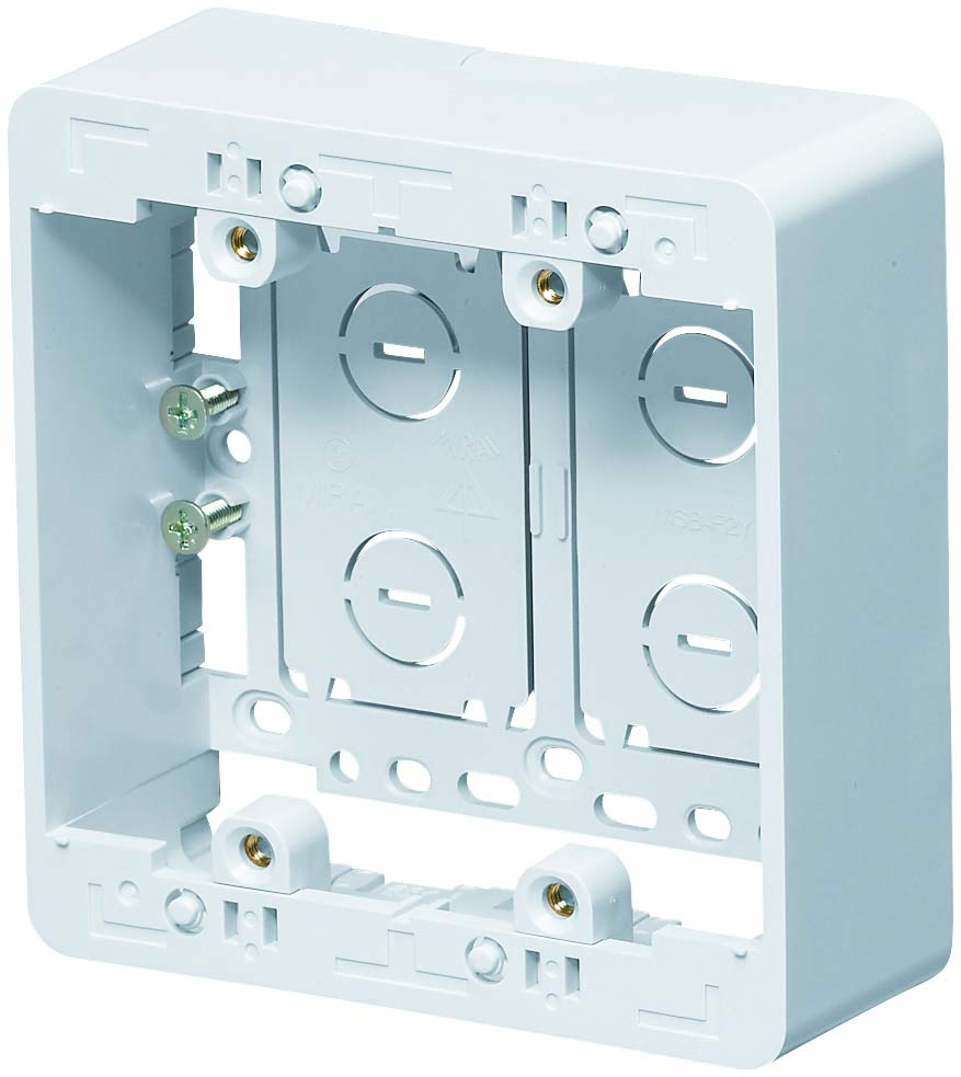 MSB-F2Y 未来工業 モール用スイッチボックス[Fタイプ](モダンホワイト) : タロトデンキ - 通販 - Yahoo!ショッピング