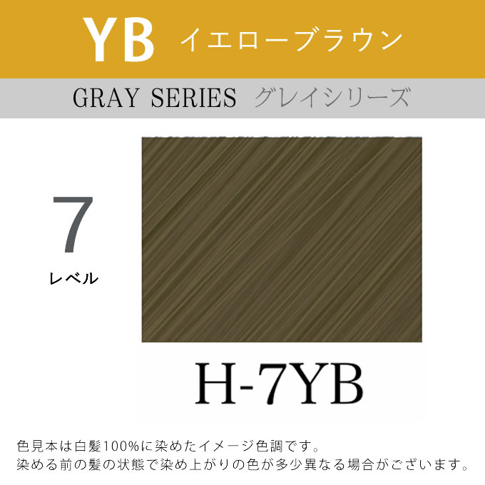 アペティート化粧品 プロクリスタル ハイブリッドカラー H-7YB （イエローブラウン） 100g （第1剤） 医薬部外品 : 261567 ...