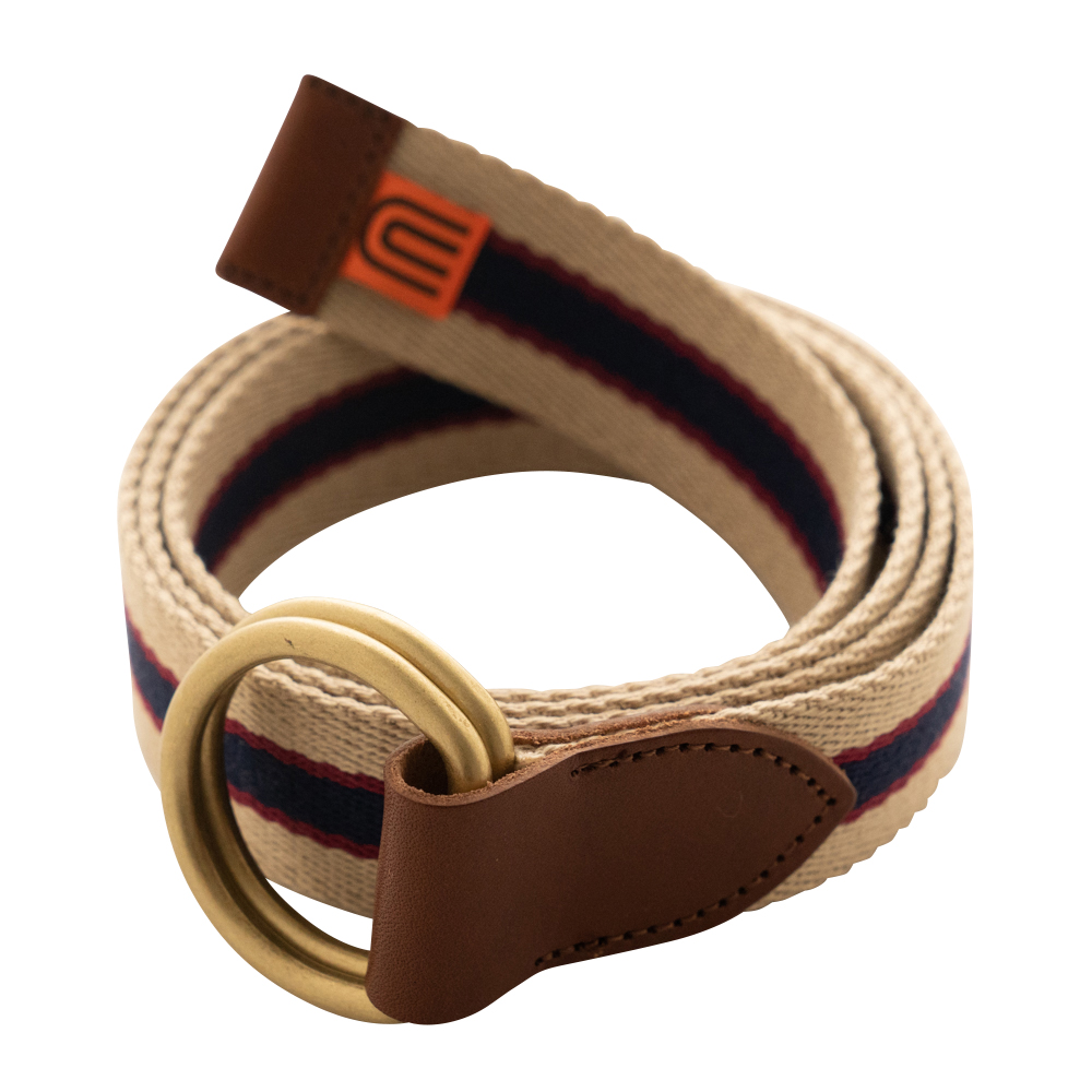 UNIVERSAL OVERALL ユニバーサルオーバーオール 30mm トラッドテープベルト 日本製 Wリング ベルト トラッド柄 メンズ 黒 緑 プレゼント 30代 40代 50代 60代 ...