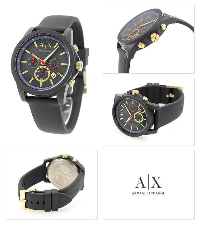 dショッピング |アルマーニ エクスチェンジ 時計 アウターバンクス クオーツ 腕時計 メンズ クロノグラフ ARMANI EXCHANGE ...