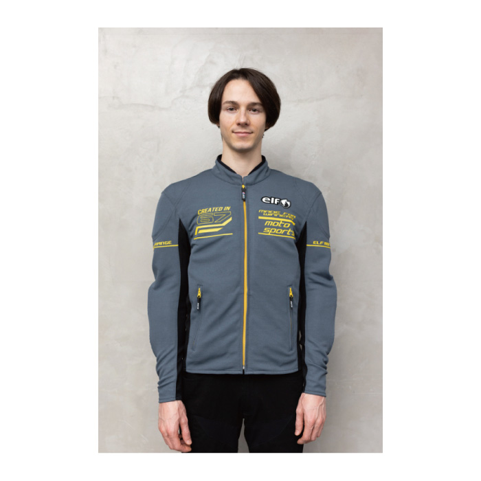 エルフ EJ-S116 フレッドメッシュジャケット グレー＆イエロー 25春夏 : 京都MC ヤフー店 - 通販 - Yahoo!ショッピング