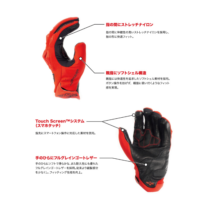 FIVE ファイブ STUNT EVO2 グローブ : 京都MC ヤフー店 - 通販 - Yahoo!ショッピング