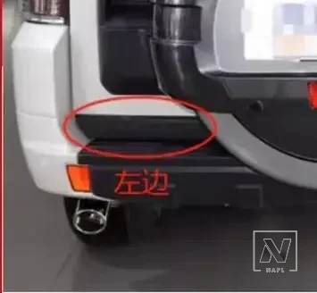 【並行輸入品】1個 2 バックドアアンダーガーニッシュパジェロ V90 2007-2011 テールドアプロテクターカバーモンテロ V80 ドア ...