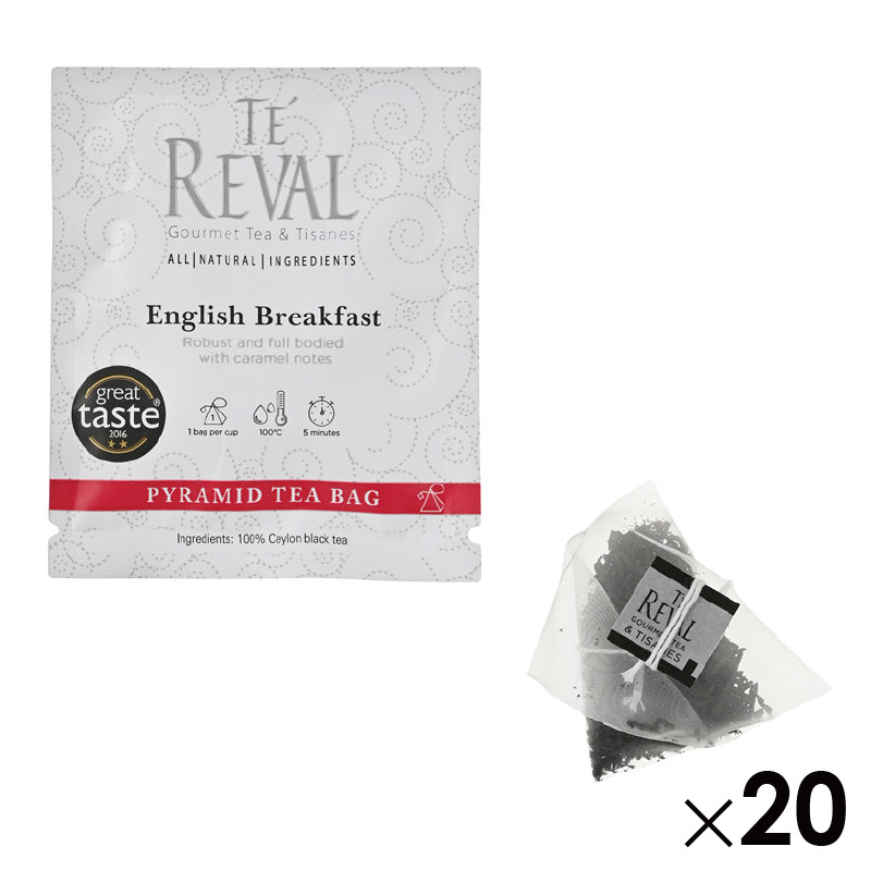 TE REVAL 高級 紅茶 テトラパック ティーバッグ 20包 3種より テ リヴァル メール便 送料無料 : いきいきショップねんりん ...