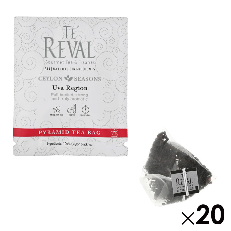 TE REVAL 高級 紅茶 テトラパック ティーバッグ 20包 3種より テ リヴァル メール便 送料無料 : いきいきショップねんりん ...