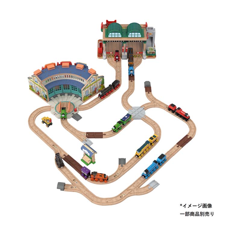 トーマス木製レール アニーとクララベルのナップフォード トーマス木製レール アニーとクララベルのナップフォード