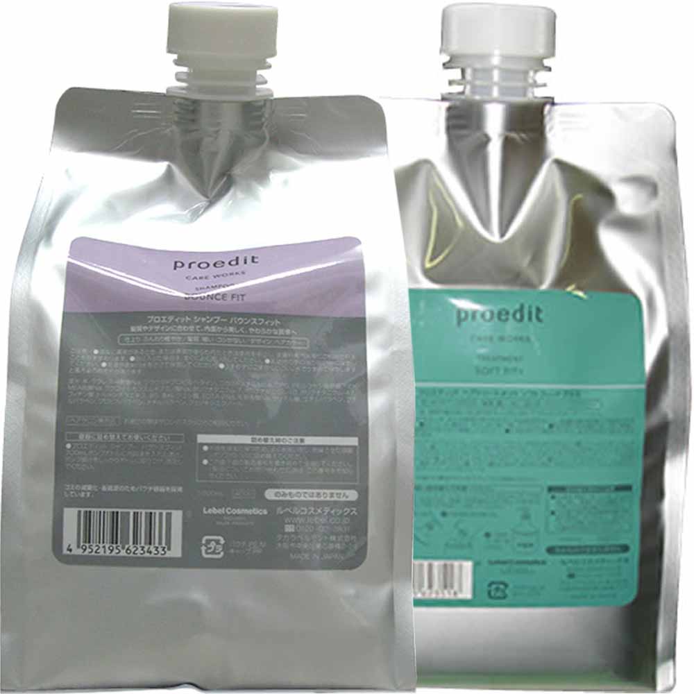proedit ルベル プロエディット ケアワークス シャンプー ＆ トリートメントセット/1000mLリフィル+1000gリフィル : プロ用ヘアコスメnetsbee - 通販 ...