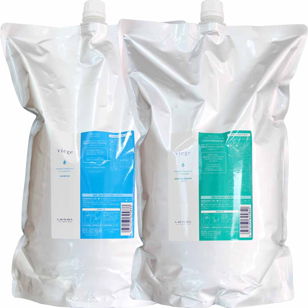 viege ルベル ヴィージェ シャンプー ＆ トリートメント 業務用 詰め替え用 セット / 2500mLリフィル + : プロ用ヘアコスメnetsbee - 通販 - Yahoo!ショッピング
