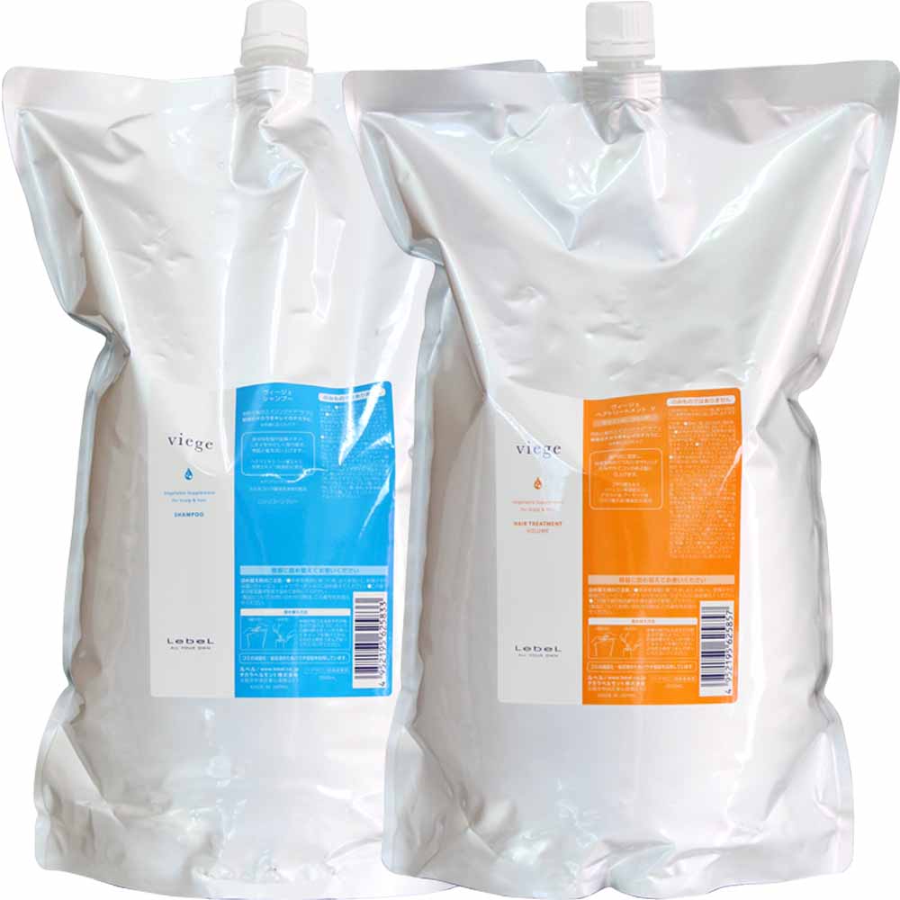 viege ルベル ヴィージェ シャンプー ＆ トリートメント 業務用 詰め替え用 セット / 2500mLリフィル + : プロ用ヘアコスメnetsbee - 通販 - Yahoo!ショッピング