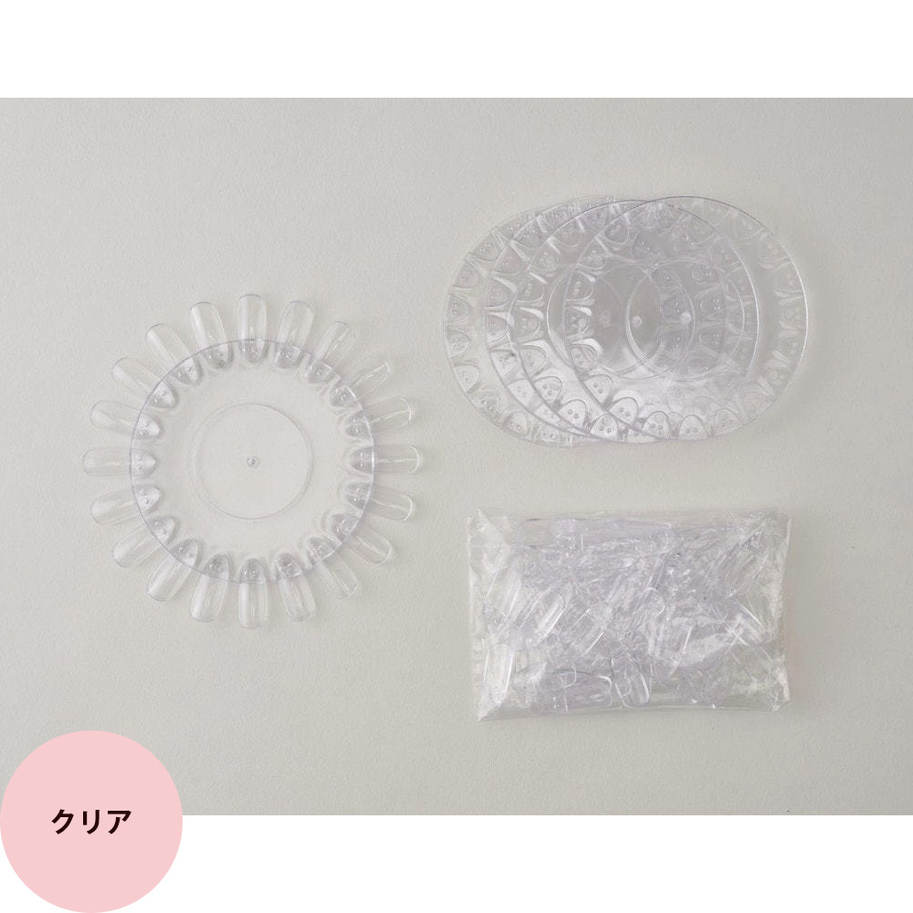 Simplicity シンプリシティ ネイルアートディスク 着脱タイプ 円盤5枚チップ100枚 全2色（ナチュラル クリア） : プロ用ヘアコスメnetsbee - 通販 - Yahoo!ショッピング