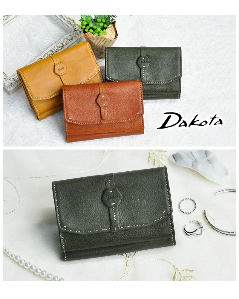 Dakota（ダコタ） 最大P+16% 財布 三つ折り財布 折財布 エザーゴノ