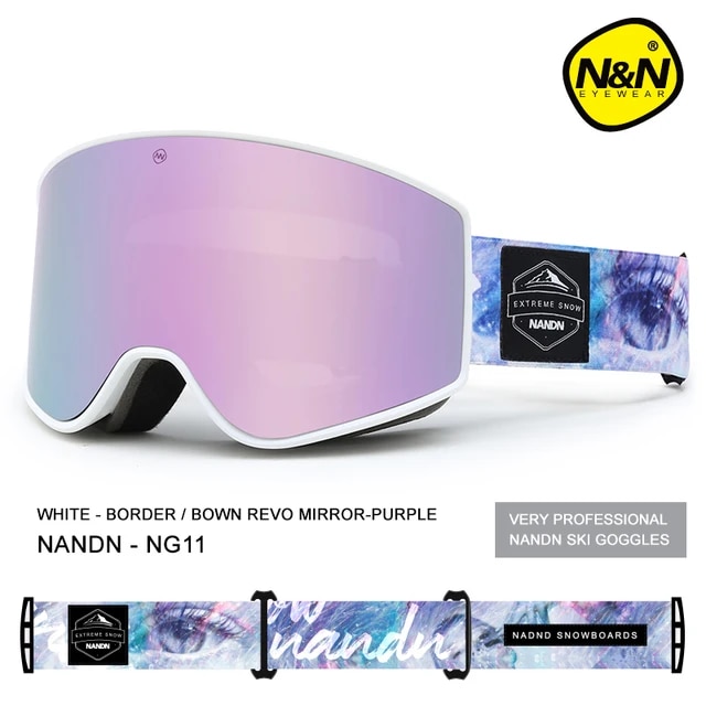 Nandnスキーゴーグル二層UV400 防曇ビッグスキーマスクメガネ Nandnスキーゴーグル二層UV400 防曇ビッグスキーマスクメガネ