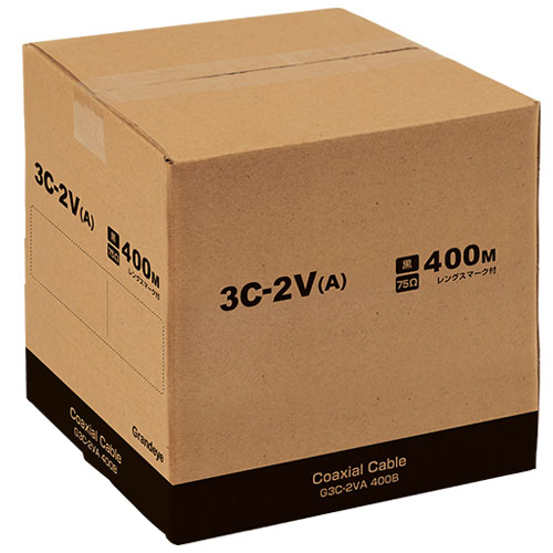 3C2V 同軸ケーブル 400M 防犯カメラ 映像ケーブル : ネクステージ 防犯カメラ専門店 - 通販 - Yahoo!ショッピング