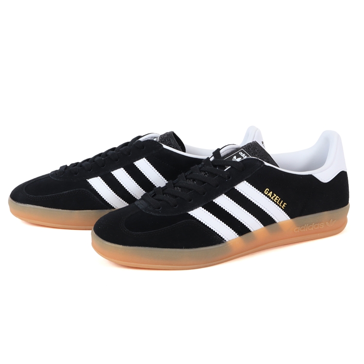 adidas Originals アディダス GAZELLE INDOOR ガゼル インドア JI2060 ブラック/ホワイト/ガム ...