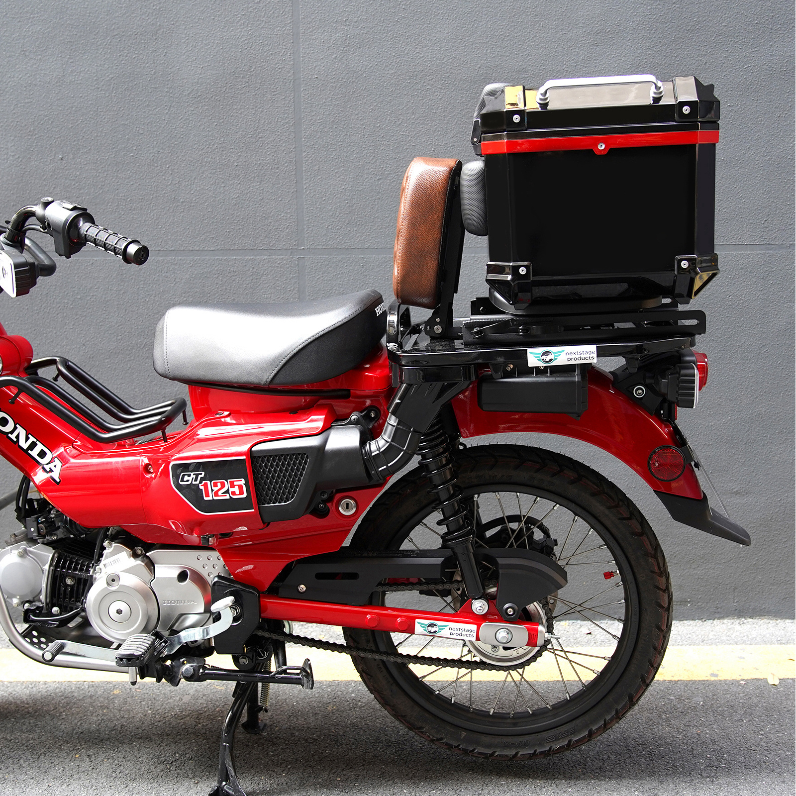 クロスカブ 今買うとストッパー無料贈呈 2点セット ピリオンシート CC50 CC110 革製品 増設リアシート タンデムシート 背もたれ ...