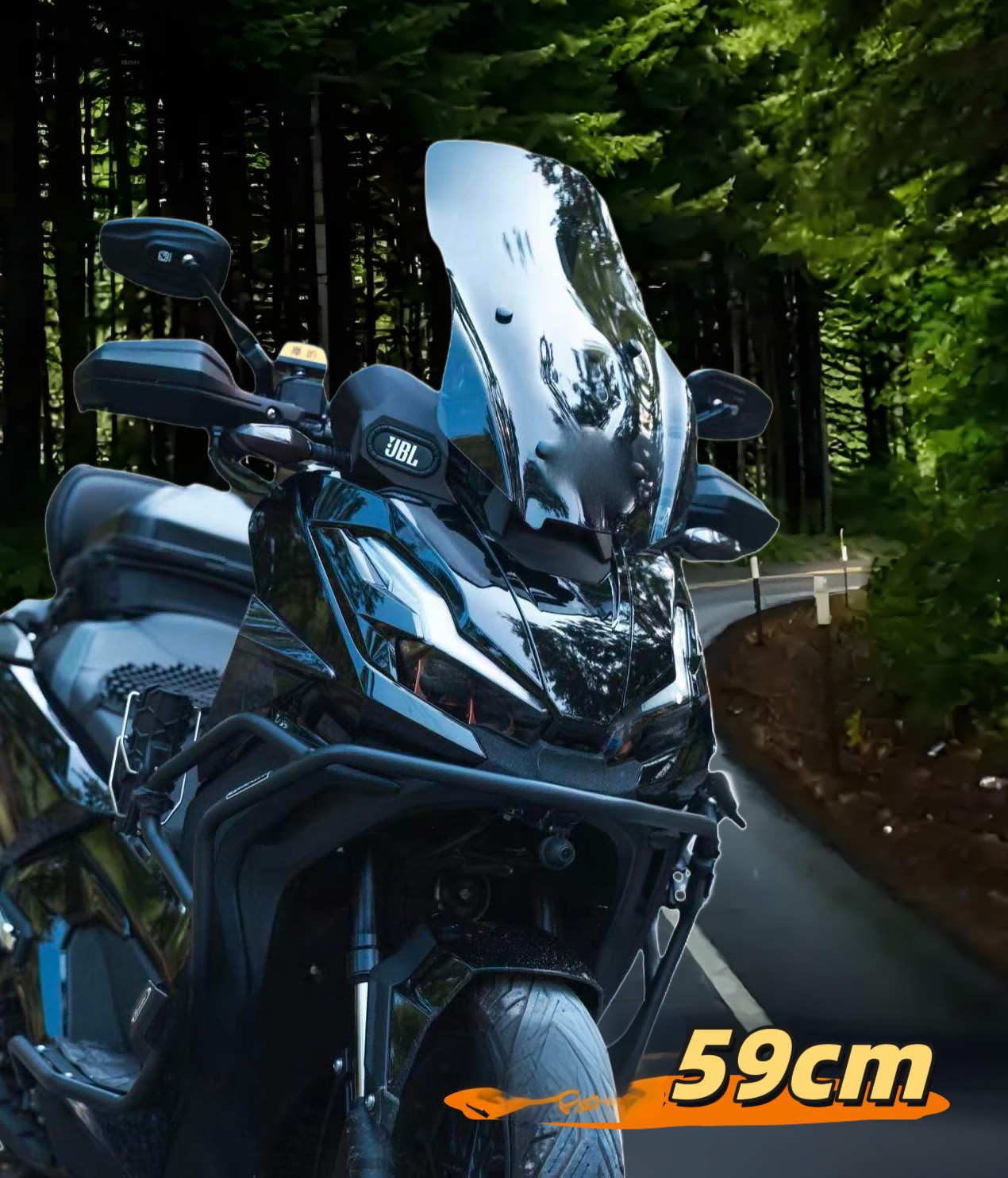 ホンダ ADV350 ウインドシールド フロントグラス アップ 風防 バイク クリア スモーク オートバイ用 純正交換 バイクフロントガラス ...