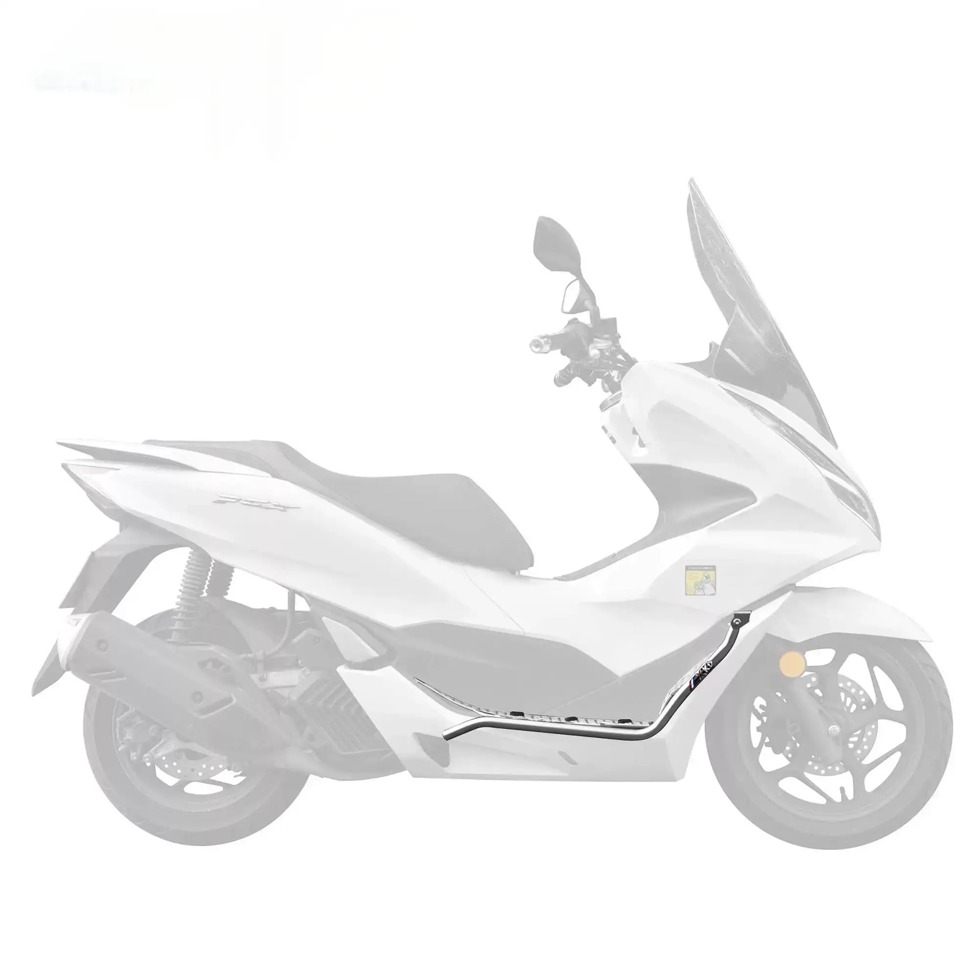 ホンダ PCX160 アンダーフレームキット ステンレス エンジンガードキット ペダル付き バイクパーツ ブラック シルバー 2色選択 キャンプツーリング HONDA 取寄せ : HILINE ...