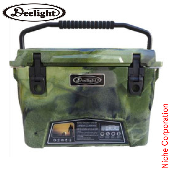 Deelight Deelight(ディーライト) アイスランドクーラー 20QT ライトグリーンカモ DLIGHT353 クーラーボックス ...