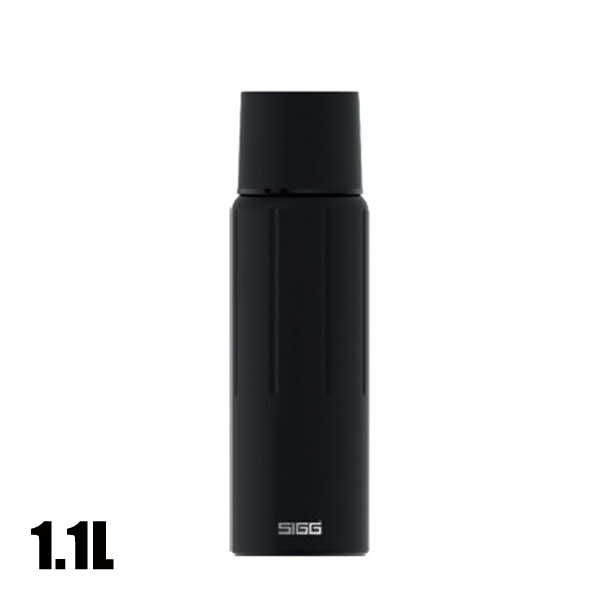 SIGG シグ ジェムストーン 1.1L 50311 アウトドア キャンプ ボトル ブラック : ニッチ・エクスプレス - 通販 ...