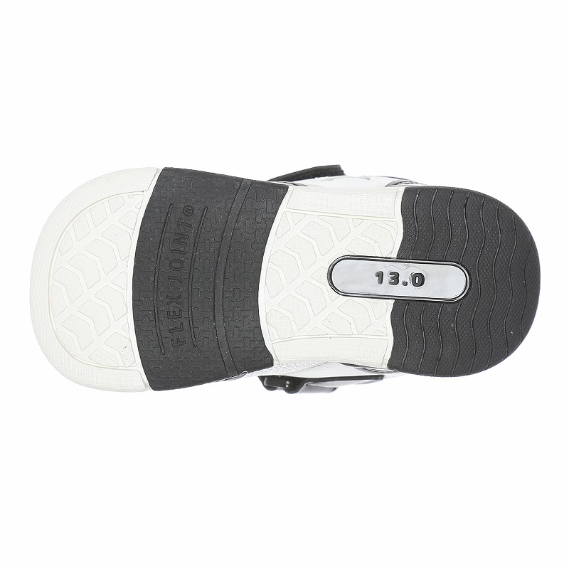 ムーンスター キャロット 子供靴 ベビー シューズ MS B95 ブラック ホワイト（13cm 13.5cm 14cm 14.5cm）moonstar Hiシリーズ 抗菌防臭 運動会 ...