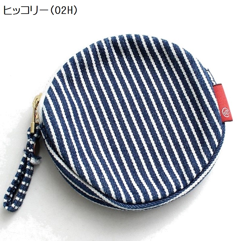 【araiyan】 岡山デニム 日本製 デニム サークルコインケース 丸型 財布 小銭入れ コインケース ジップ ファスナー 学校 会社 ファッション小物 AF14003 区分N : のほほん ...