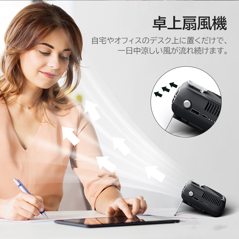 2024年最新型 1台5役 腰掛け扇風機 ベルトファン 強力 大風量 首掛け扇風機 20dB極静音 無段階風量調整 軽量 急速充電 48H長時間稼働 10000mah :fan12:NSM ...