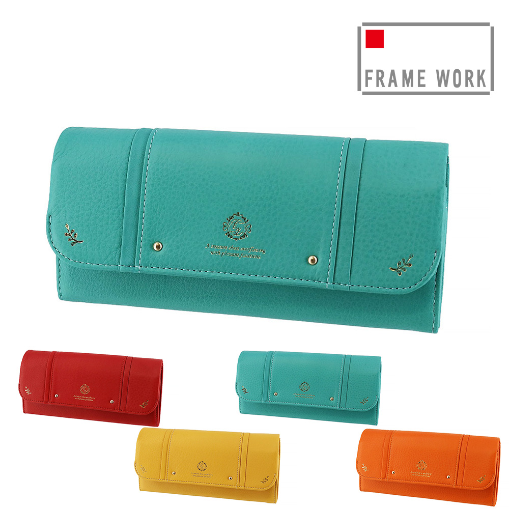 最大P+16% フレームワーク 財布 長財布 レディース財布 小銭入れあり