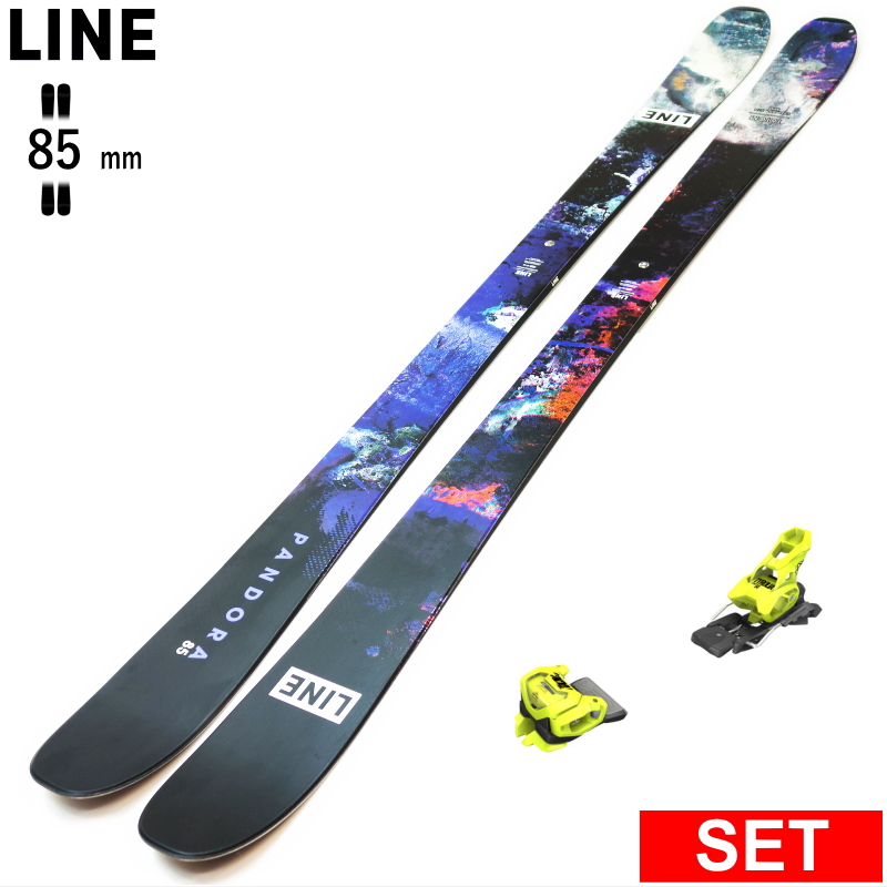 LINE PANDORA 85+ATTACK 14 GW 25モデル スキー板セット フリースキー : オフワン国道16号 - 通販 ...