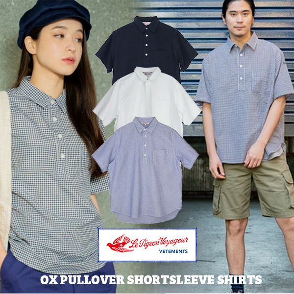 シャツ メンズ レディース 半袖 おしゃれ ブランド 白 Le Pigeon