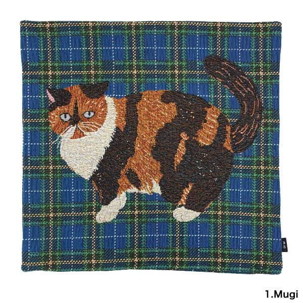 松尾ミユキ クッションカバー E 猫グッズ 雑貨 ネコ プレゼント 松尾ミユキ クッションカバー E 猫グッズ 雑貨 ネコ プレゼント