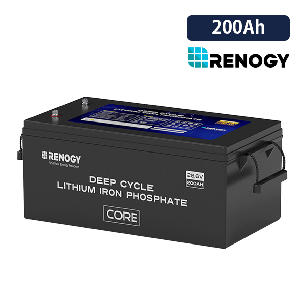 RENOGY（レノジー） RENOGY 200AH 24V リン酸鉄リチウムイオンバッテリー ヒート機能付き CORE LI シリーズ 直列 ...