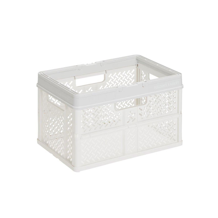 収納ボックス コンテナボックス 折り畳み Lサイズ B4 おしゃれ 屋外 大型 アウトドア キャンプ キッチン 収納 積み重ね 取っ手 かご ...