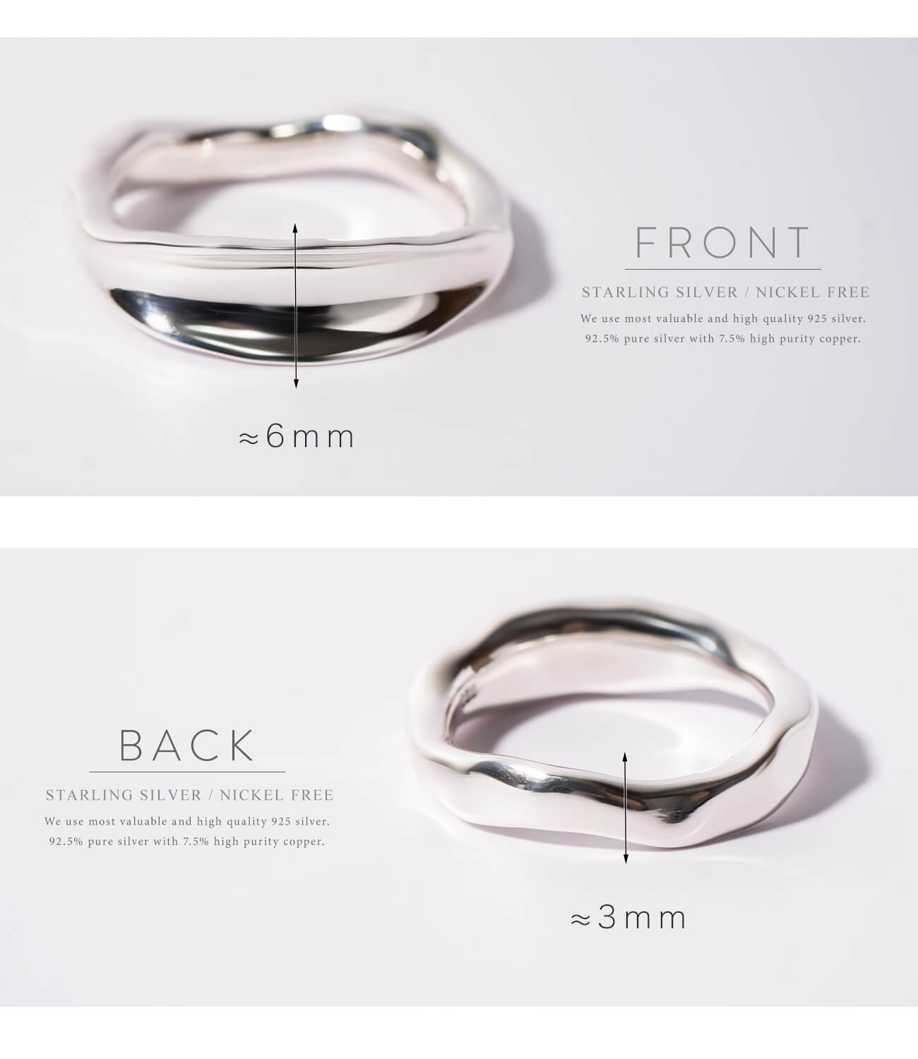 Ops.（オプス） リング レディース おしゃれ リング 太め ごつめ シルバー k18 【mielikki-tuuli-ring ミエリッキ ...