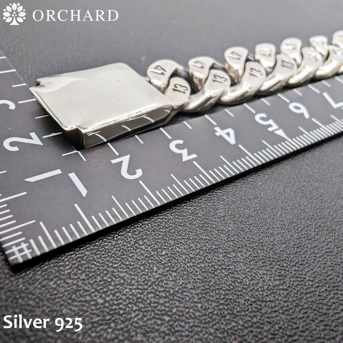 シルバー925 喜平ブレスレット 22cm ナンバー刻印 メンズ レディース 高級ジュエリー : git001-1 : Orchard - 通販 - Yahoo!ショッピング