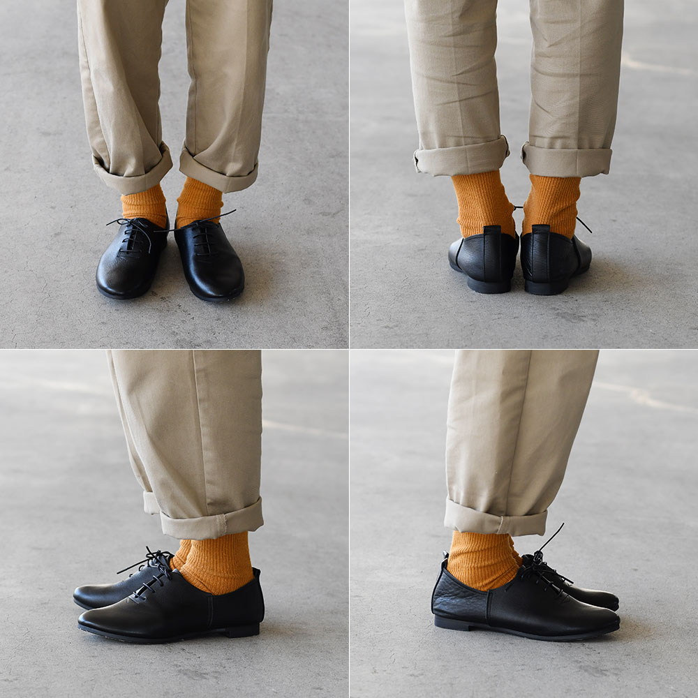 レースアップシューズ レディース 靴 日本製 ランブルダンス ramble dance 4穴 バレエシューズ 革靴 レザーシューズ 歩きやすい 幅広 3e 軽量 本革 送料無料 : おさいふや ...