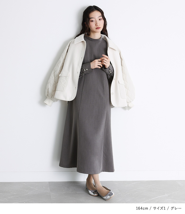 osharewalker ワンピース 40代 50代 体形カバー 長袖 レディース フェイクパール ネックレス付き オケージョン「送料無料」「メール便不可」「30」 : オシャレウォーカー ...