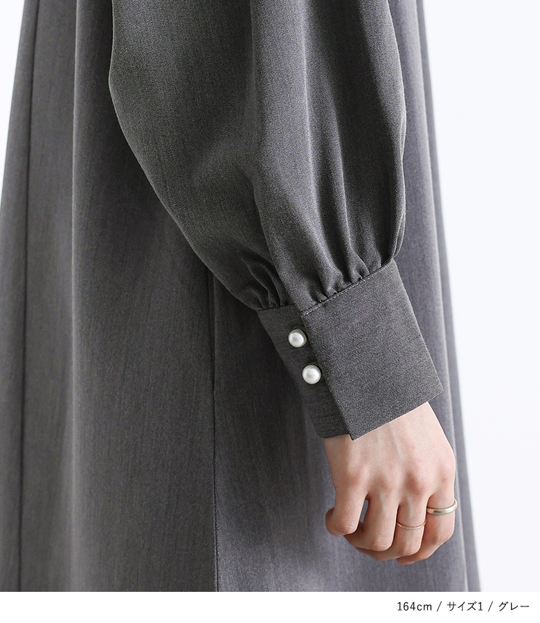 osharewalker ワンピース 40代 50代 体形カバー 長袖 レディース フェイクパール ネックレス付き オケージョン「送料無料」「メール便不可」「30」 : オシャレウォーカー ...