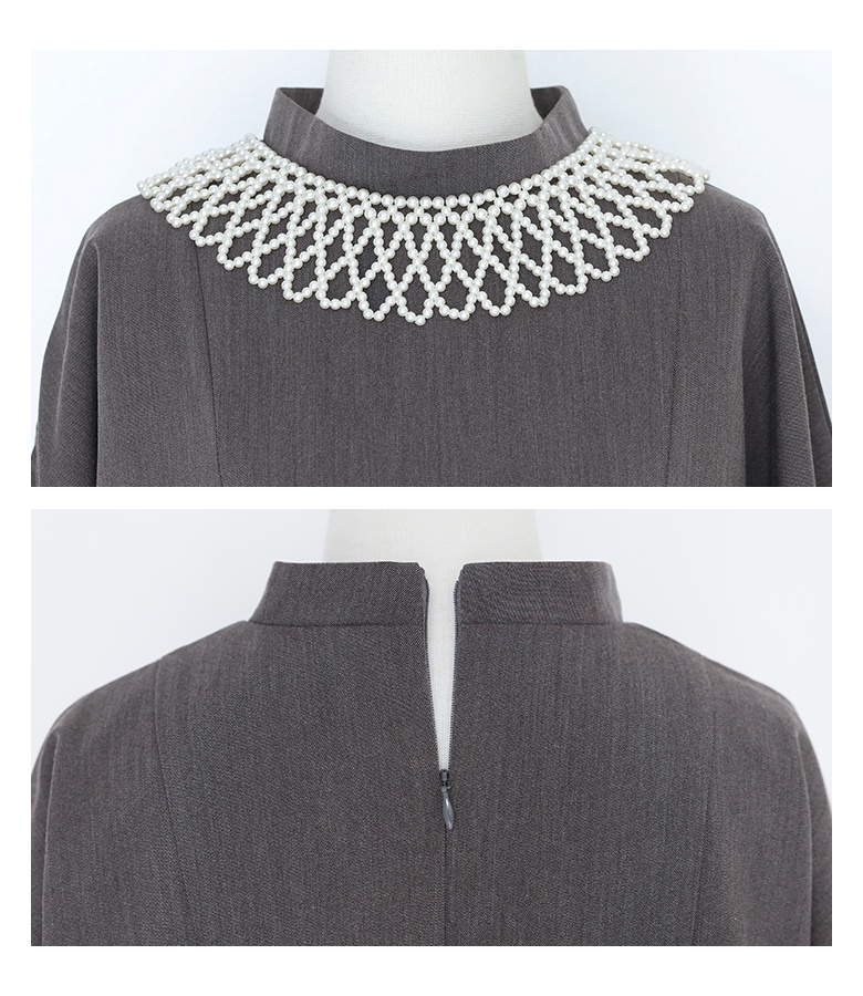 osharewalker ワンピース 40代 50代 体形カバー 長袖 レディース フェイクパール ネックレス付き オケージョン「送料無料」「メール便不可」「30」 : オシャレウォーカー ...