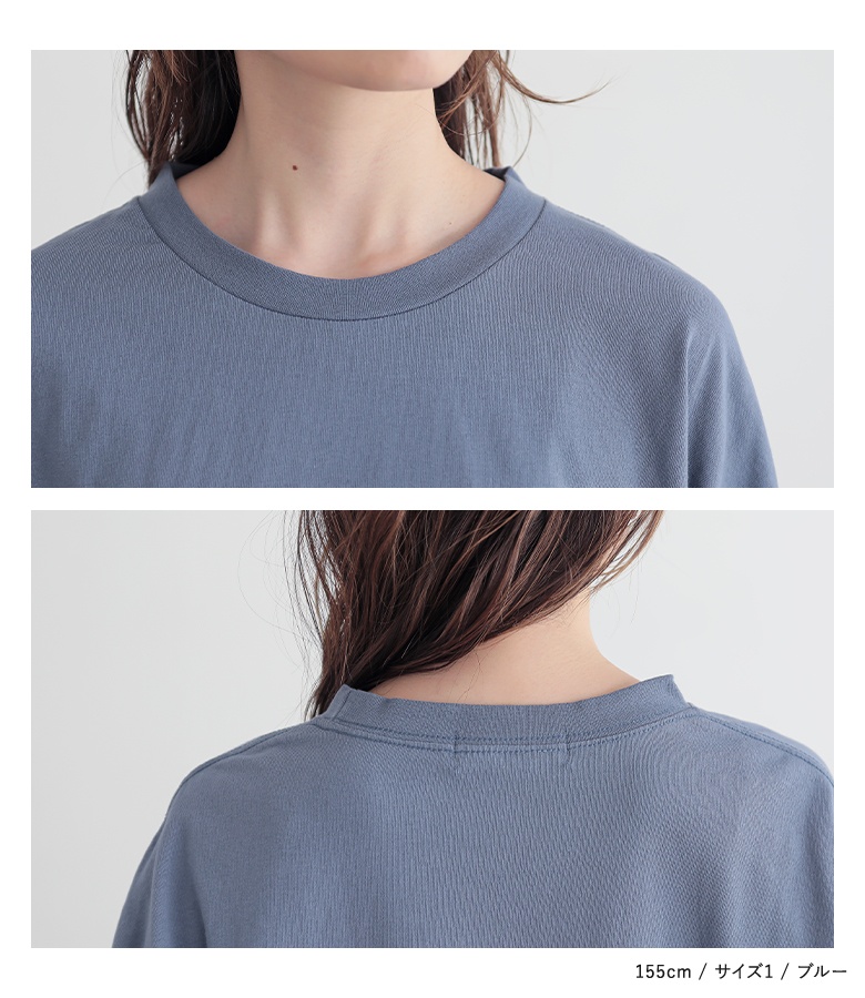 osharewalker（オシャレウォーカー） カットソー レディース トップス ロンT 長袖カットソー コットン100％ 綿100％ スリット パフスリーブ 「メール便可」「10 ...