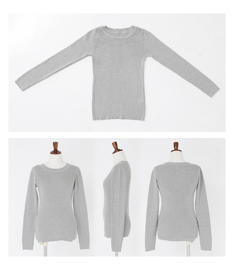 osharewalker（オシャレウォーカー） ニット レディース トップス 長袖 リブニット 綿100％ プルオーバー クルーネック 着回し 「メール便可」「10」 : オシャレウォーカー ...