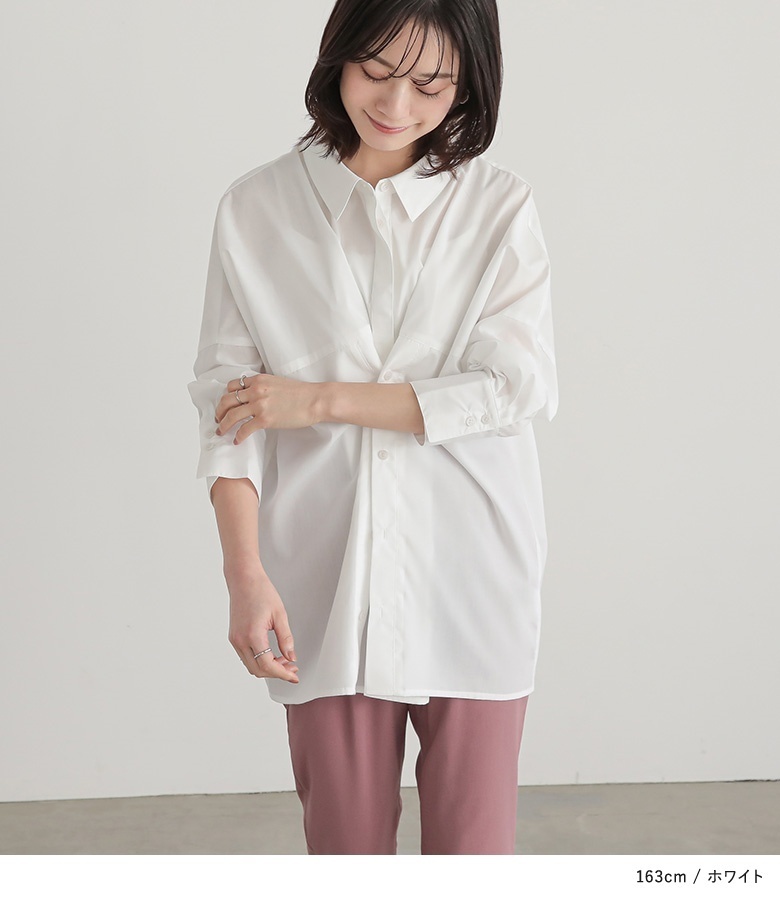 osharewalker シャツ レディース トップス ブラウス 長袖 アレンジ カシュクールシャツ シャツブラウス オーバーサイズ 秋 50代 オシャレウォーカー「メール便可」「10 ...